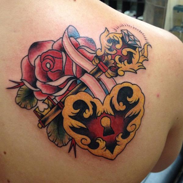 50 Inspiring Lock and Key Tattoos – Good Art Design