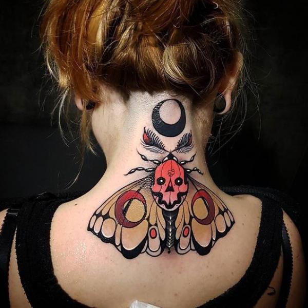 50+ Death Moth Tattoo Designs with Meanings - Good Art Design