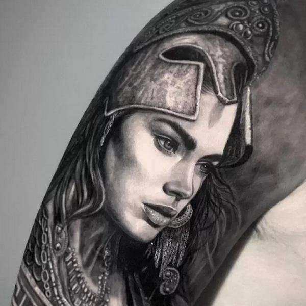 30 Athena Tattoo Designs and Their Meanings - Good Art Design